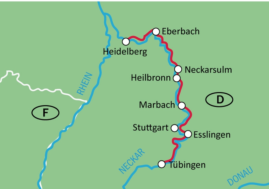 Neckar Cycle Path | eurocycle.at